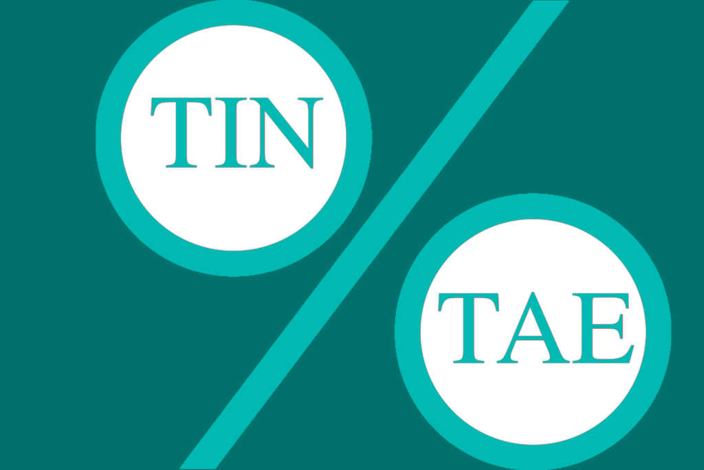 TIN y TAE: ¿Qué significan y cómo compararlos? (Guía completa) - Portal ...